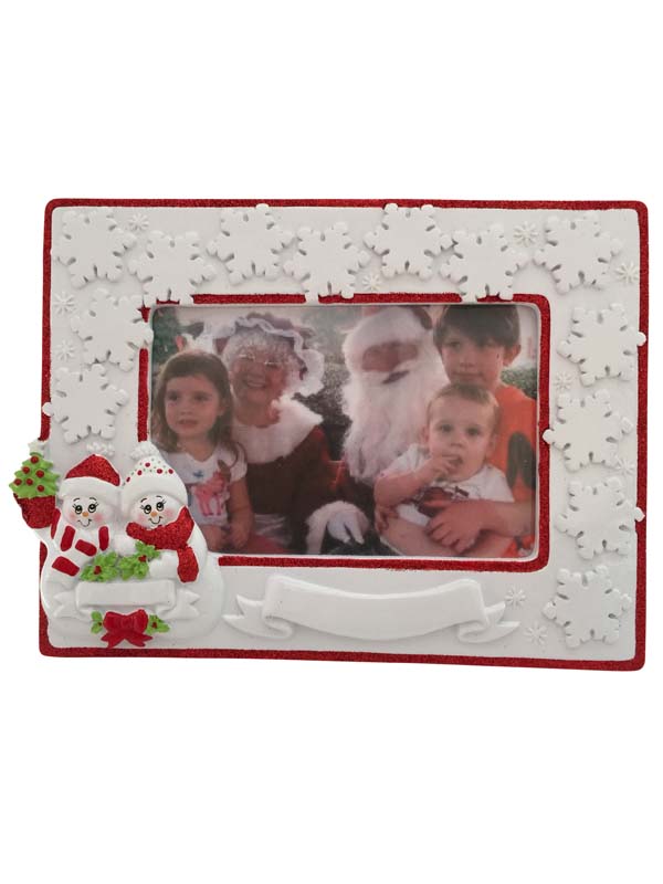 Snow Couple Photo Frame - Festive Elf